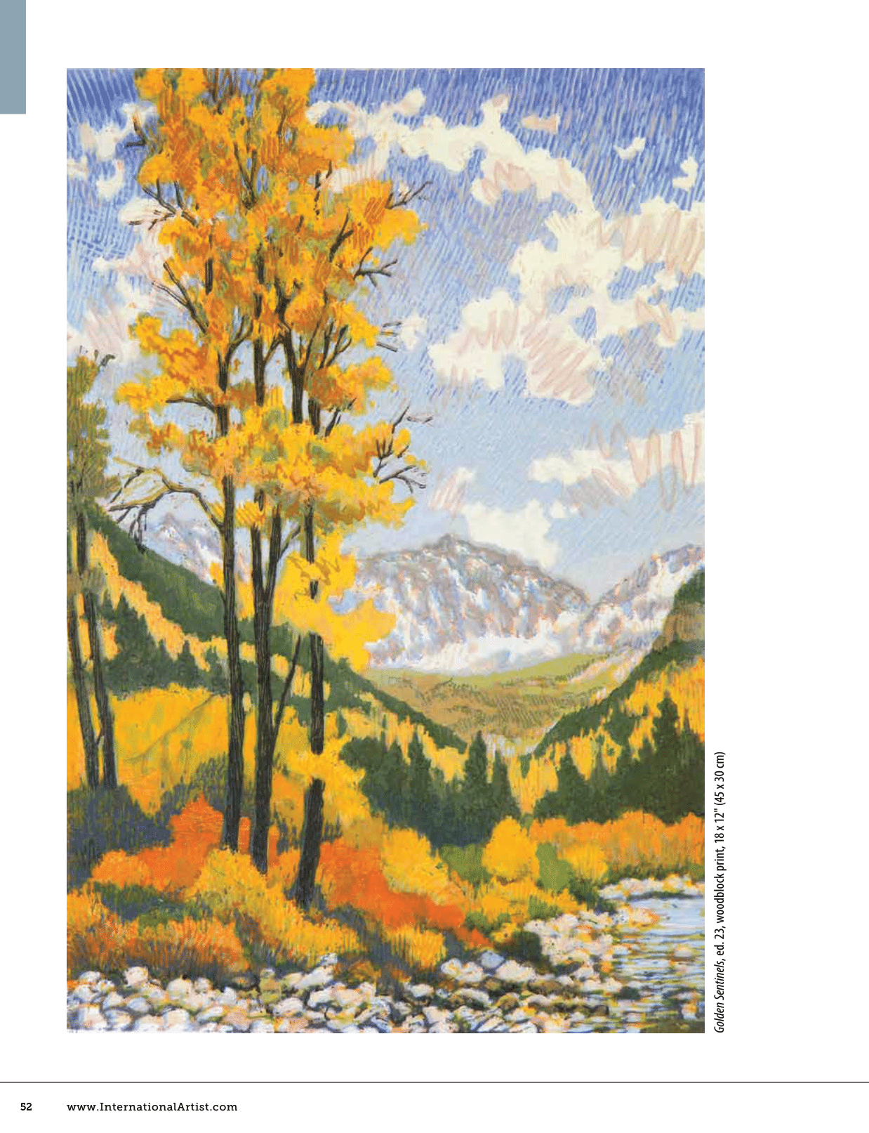 Leon Loughridge Woodblock Technique | Ann Korologos Gallery